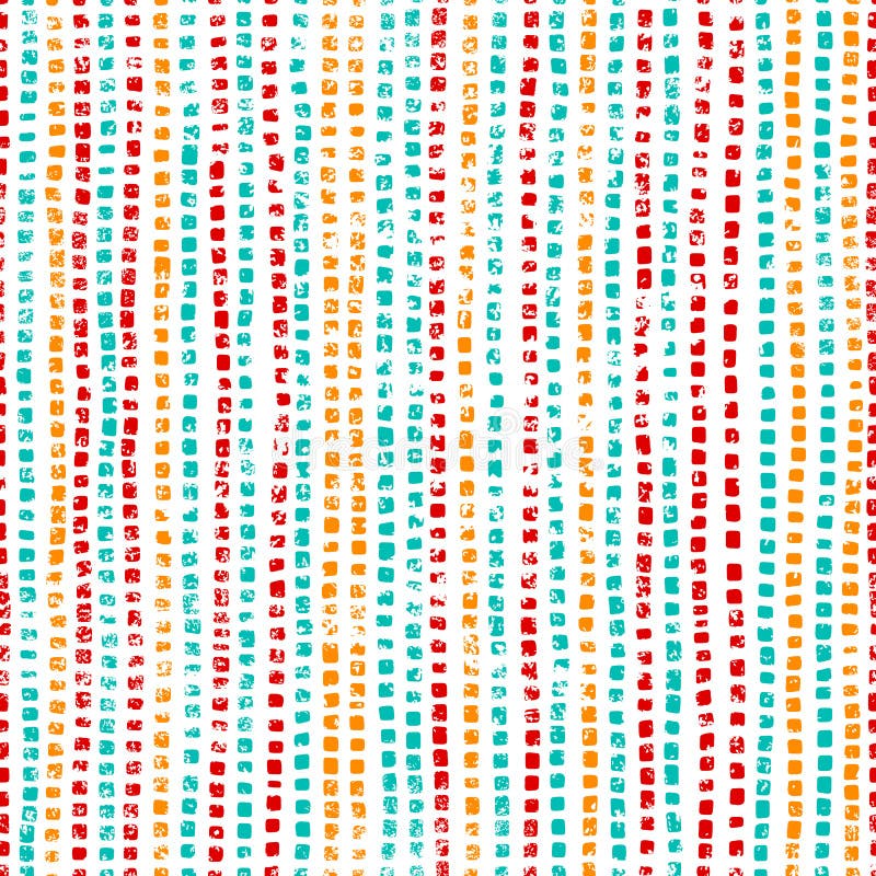 Cute Striped Pattern in Polka Dot. Seamless Vintage Doodle Print for ...