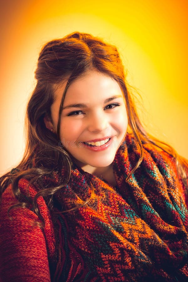 Cute Stylish Caucasian Tween Stock Image - Image of hair, girl: 68436933