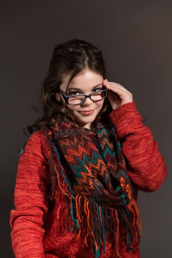 Cute Stylish Caucasian Tween Stock Image - Image of youth, teen: 68436951