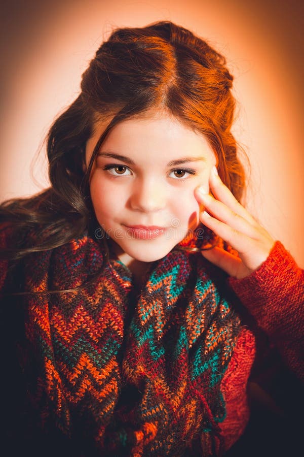 Cute Stylish Caucasian Tween Stock Image - Image of caucasian, cute ...