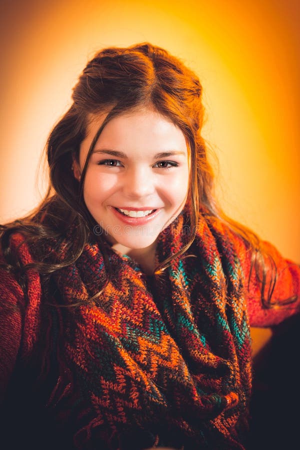 Cute Stylish Caucasian Tween Stock Image - Image of teen, smile: 68437005