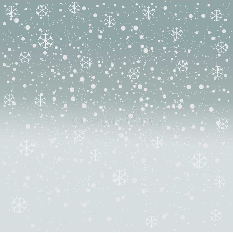 Cute Subtle Winter Background Stock Illustration - Illustration of ...