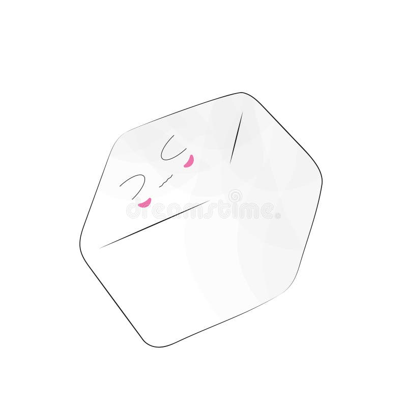 Cute Sugar Cube Character Cartoon Vector Stock Vector - Illustration of ...