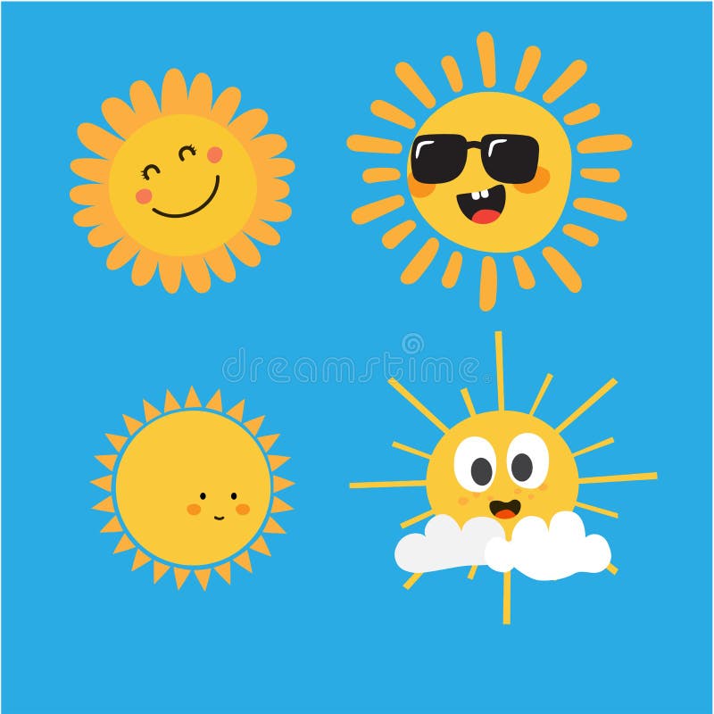 Cute Rising Sun Stock Illustrations – 388 Cute Rising Sun Stock ...