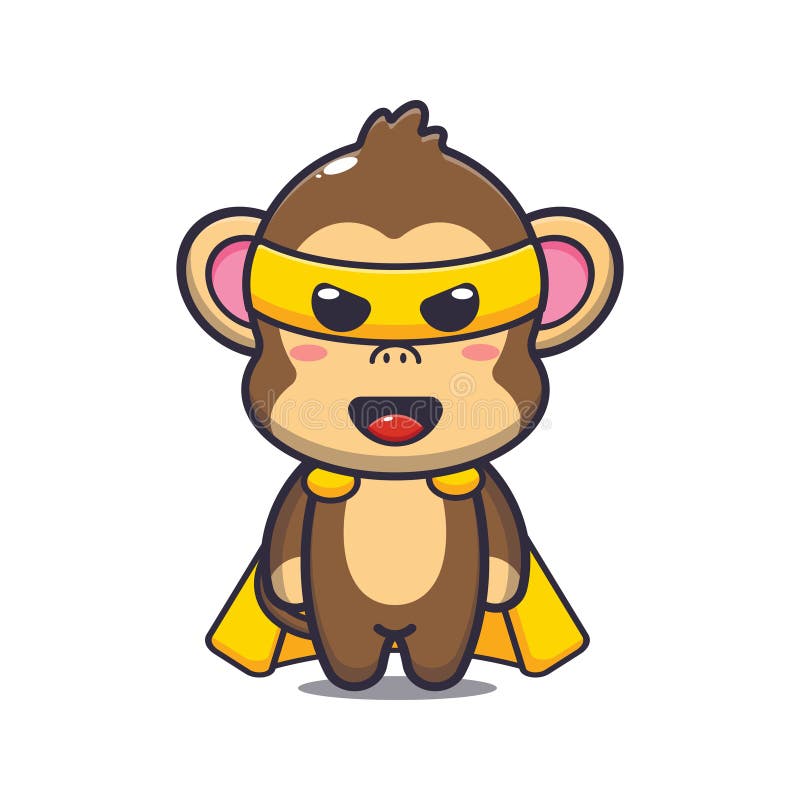 Superhero Chimpanzee Stock Illustrations – 21 Superhero Chimpanzee ...
