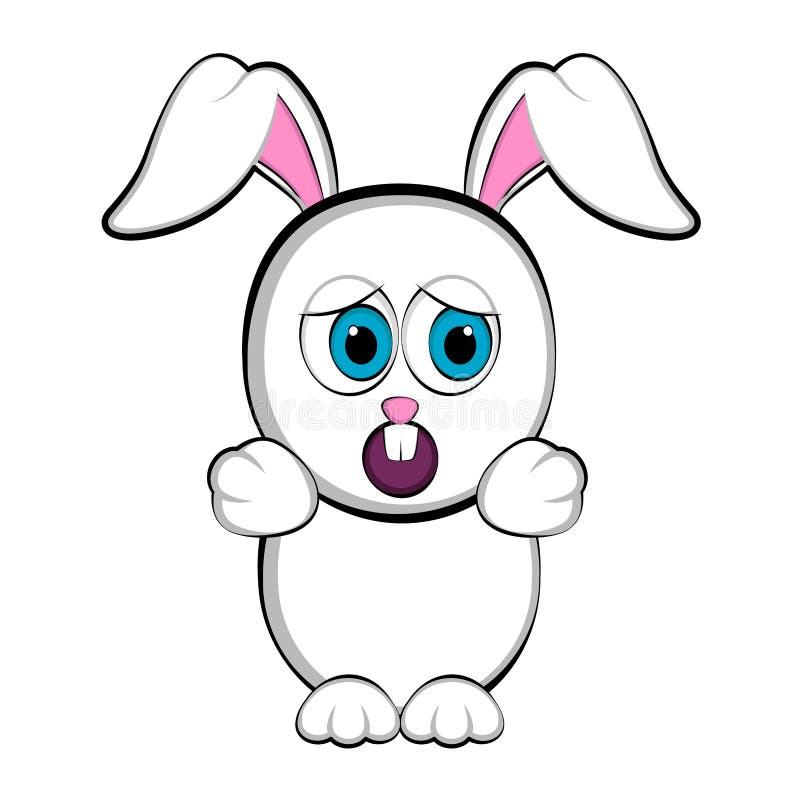 Surprised Cartoon Bunny Stock Illustrations – 294 Surprised Cartoon ...