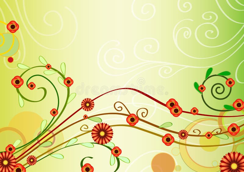 Cute swirls stock vector. Illustration of beauty, branch - 11407035