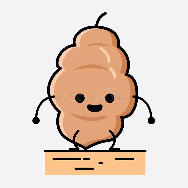 Cute Tamarind Fruit Mascot Vector Character Stock Vector - Illustration ...