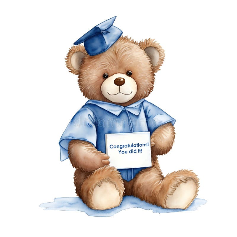 Graduation Teddy Bear Stock Illustrations – 144 Graduation Teddy Bear ...