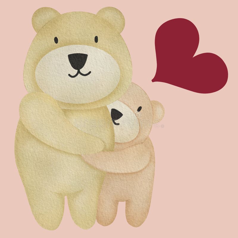 Cute teddy bear with heart stock photo. Image of child - 280502066