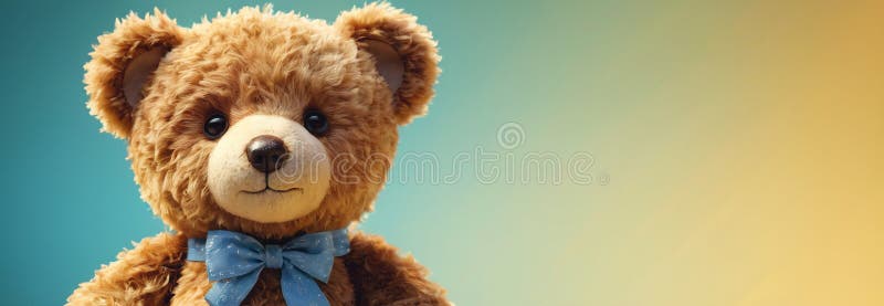 Cute Teddy Bear. Soft Plush Toy Stock Photo - Image of cuddly, object ...