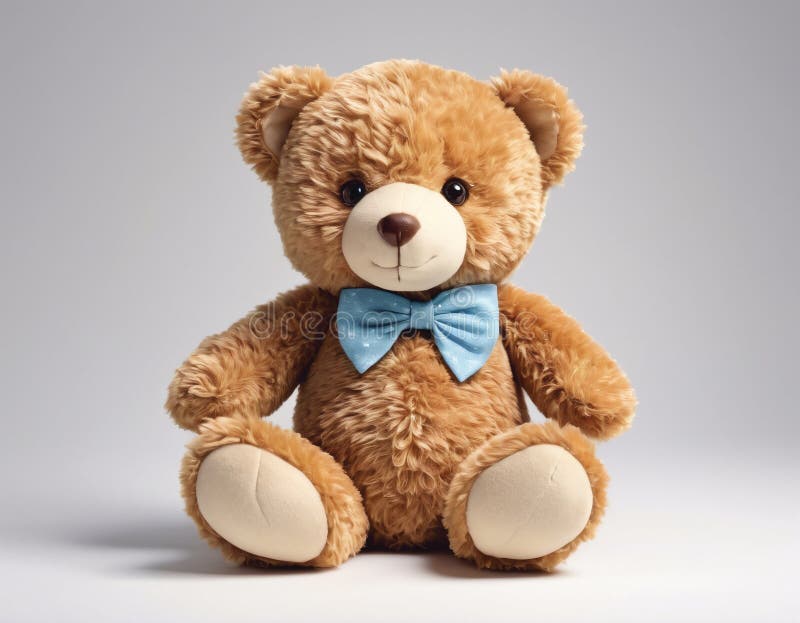 Cute Teddy Bear. Soft Plush Toy Stock Image - Image of friendship ...