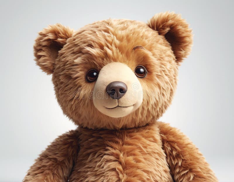 Cute Teddy Bear. Soft Plush Toy Stock Image - Image of soft, stuffed ...