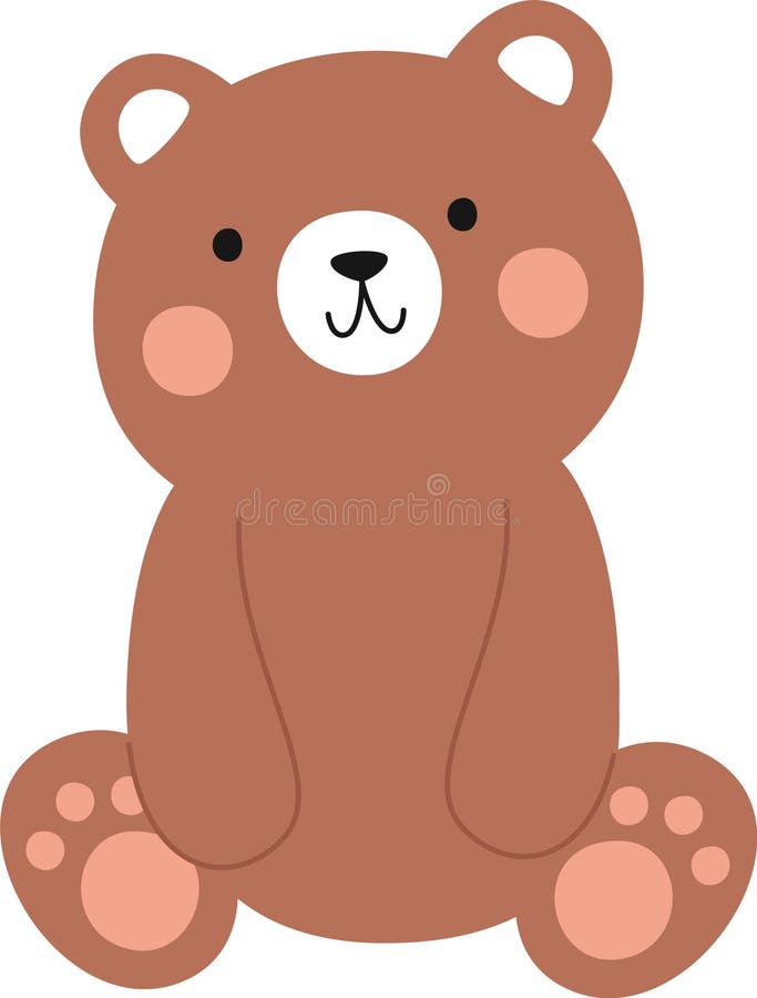 Teddy Bear Head stock vector. Illustration of animal - 287304060