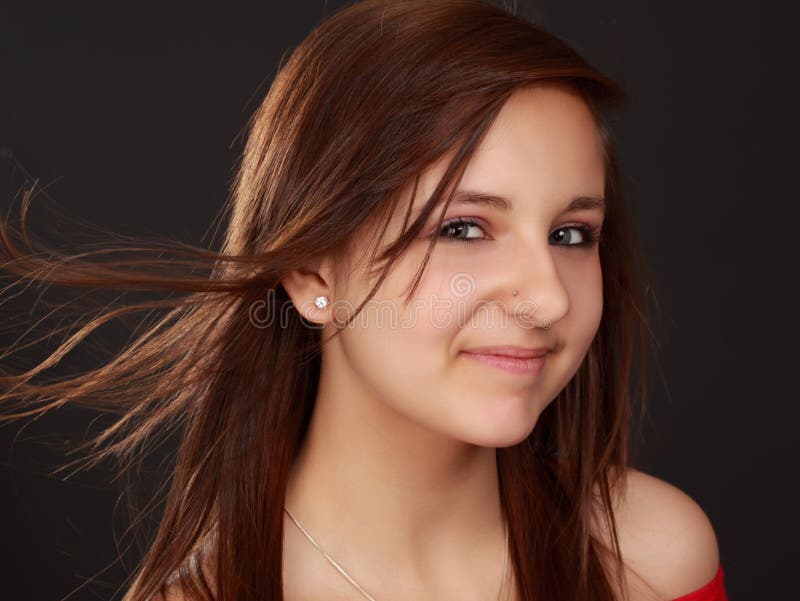 Cute teen girl stock photo. Image of caucasian, girl - 14588194