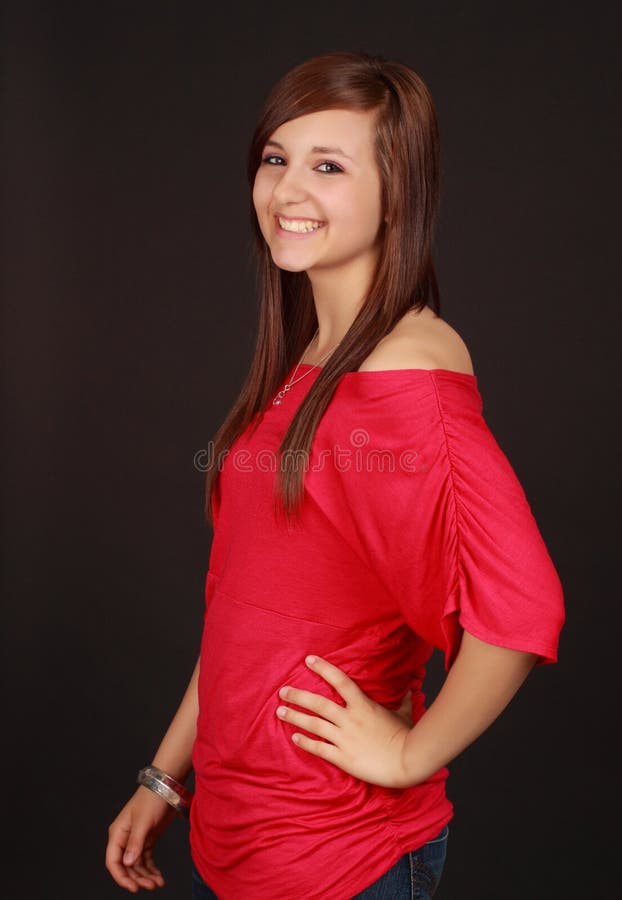 Cute teen girl stock photo. Image of caucasian, girl - 14588194