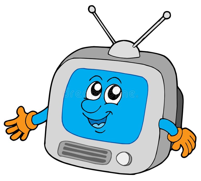 Cute Television Set Stock Illustrations – 1,517 Cute Television Set ...
