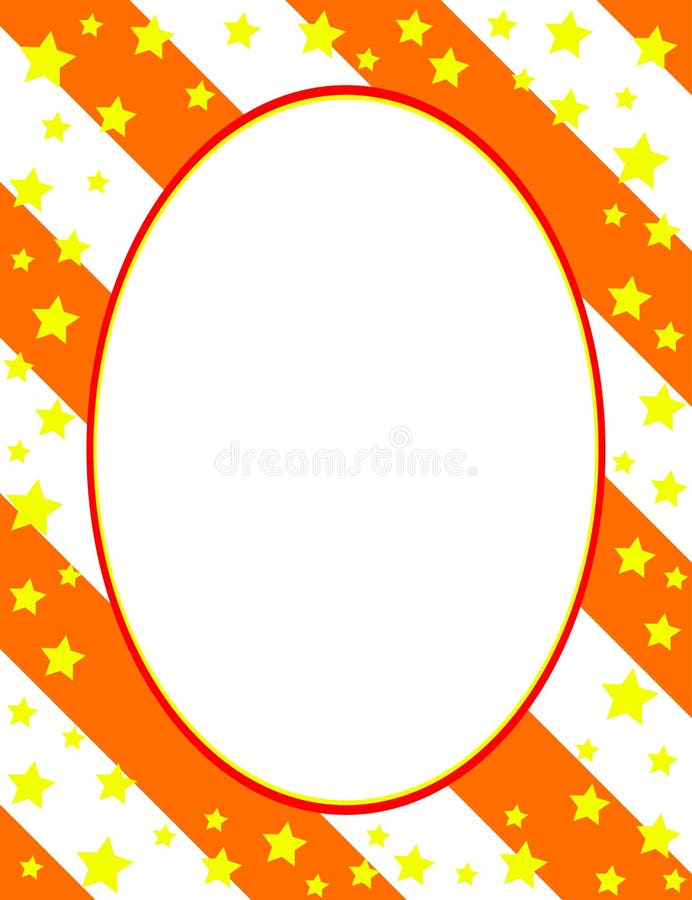 Cute template frame design stock illustration. Illustration of ...