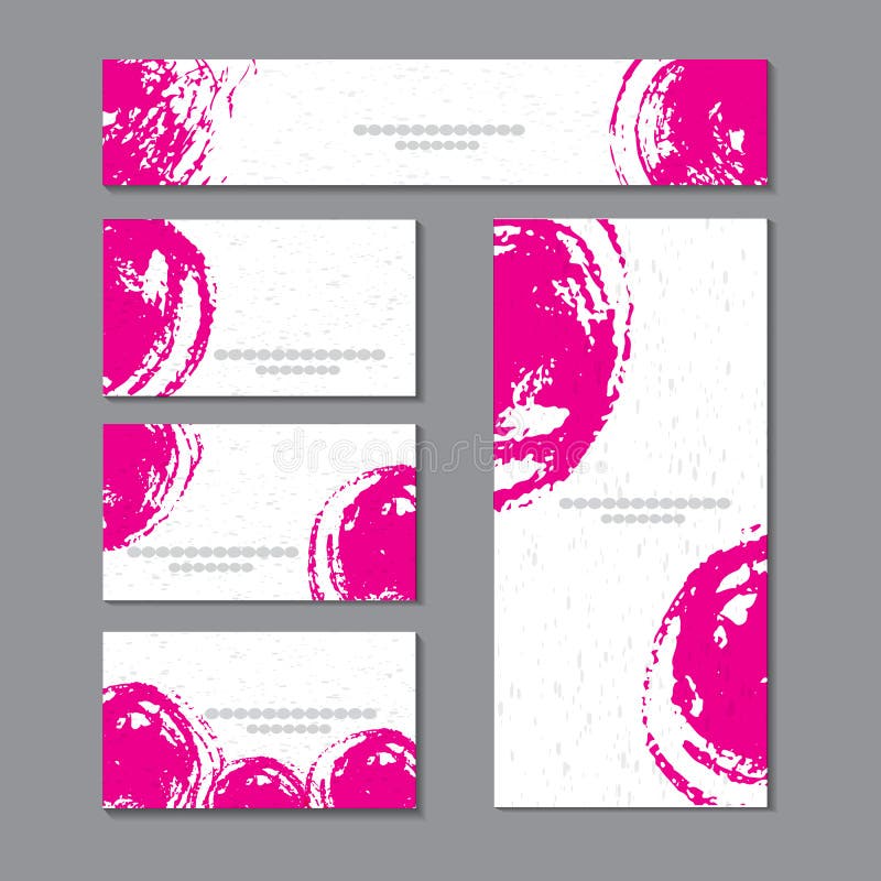 Cute Templates with Abstract Graphics.for Romance and Design ...