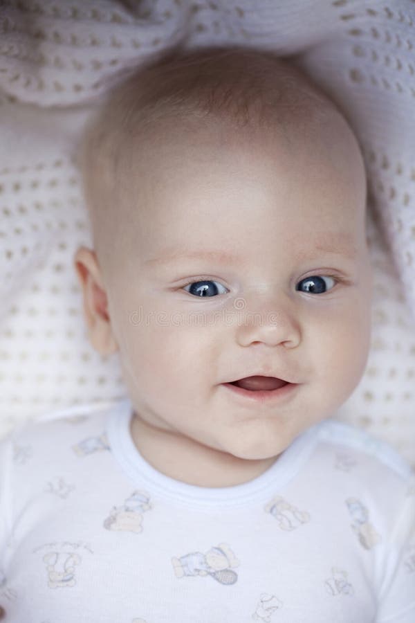 Cute Three Month Old Baby Boy Stock Photo - Image of home, cute: 69193842