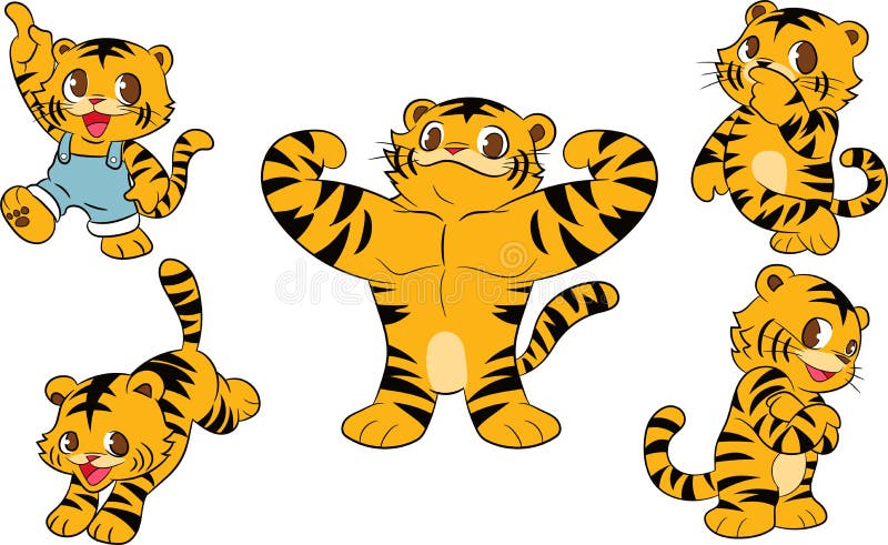Muscle Tiger Cartoon Stock Illustrations – 103 Muscle Tiger Cartoon ...