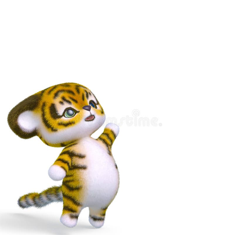 Cute Happy Looking Cartoon Tiger Stock Illustrations – 142 Cute Happy ...
