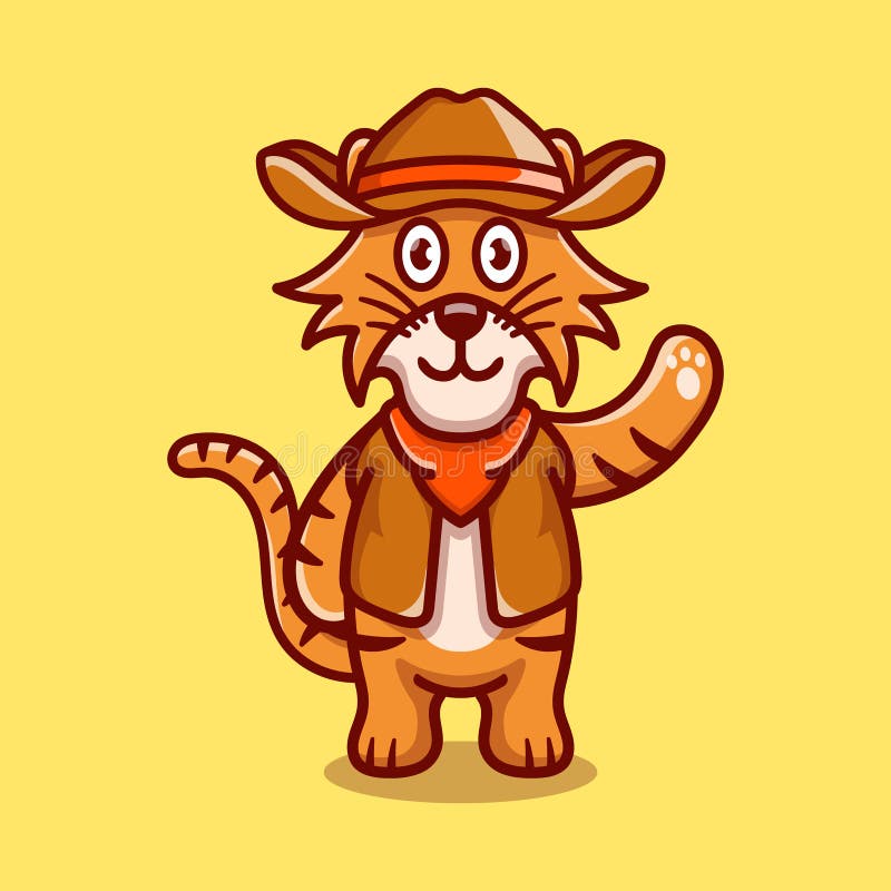 Tiger Cowboy Hat Stock Illustrations – 65 Tiger Cowboy Hat Stock ...