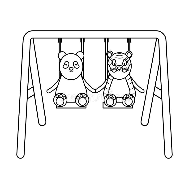 Panda Swing Stock Illustrations – 135 Panda Swing Stock Illustrations ...