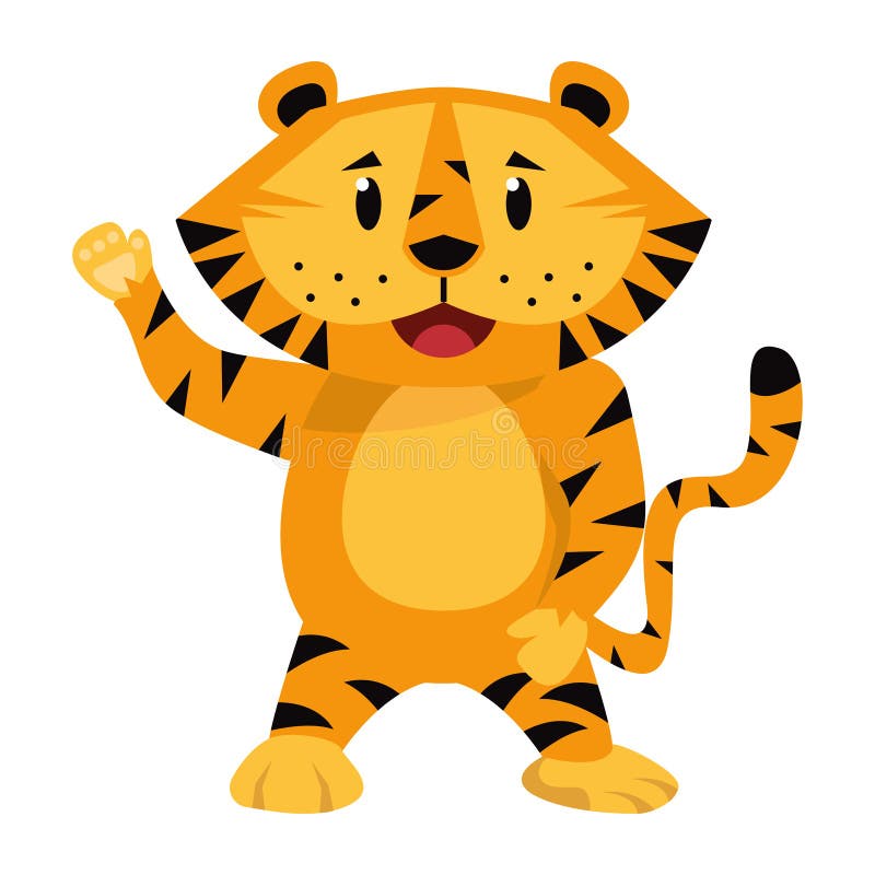 Tiger Waving Stock Illustrations – 343 Tiger Waving Stock Illustrations ...
