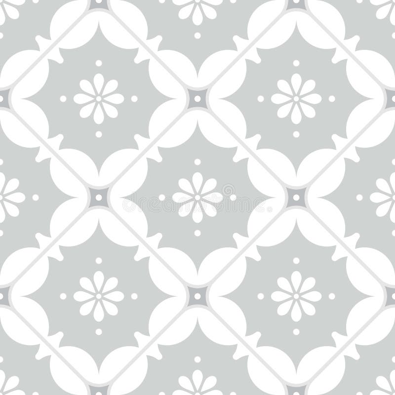 Cute tile pattern vector stock vector. Illustration of flower - 240505674