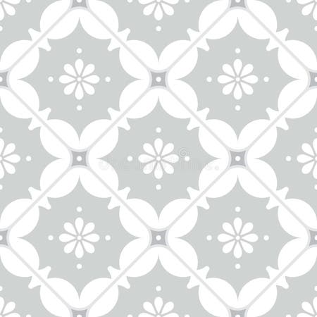 Cute tile pattern vector stock vector. Illustration of flower - 240505674