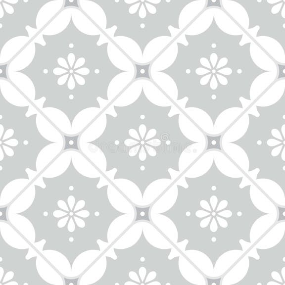Cute tile pattern vector stock vector. Illustration of flower - 240505674