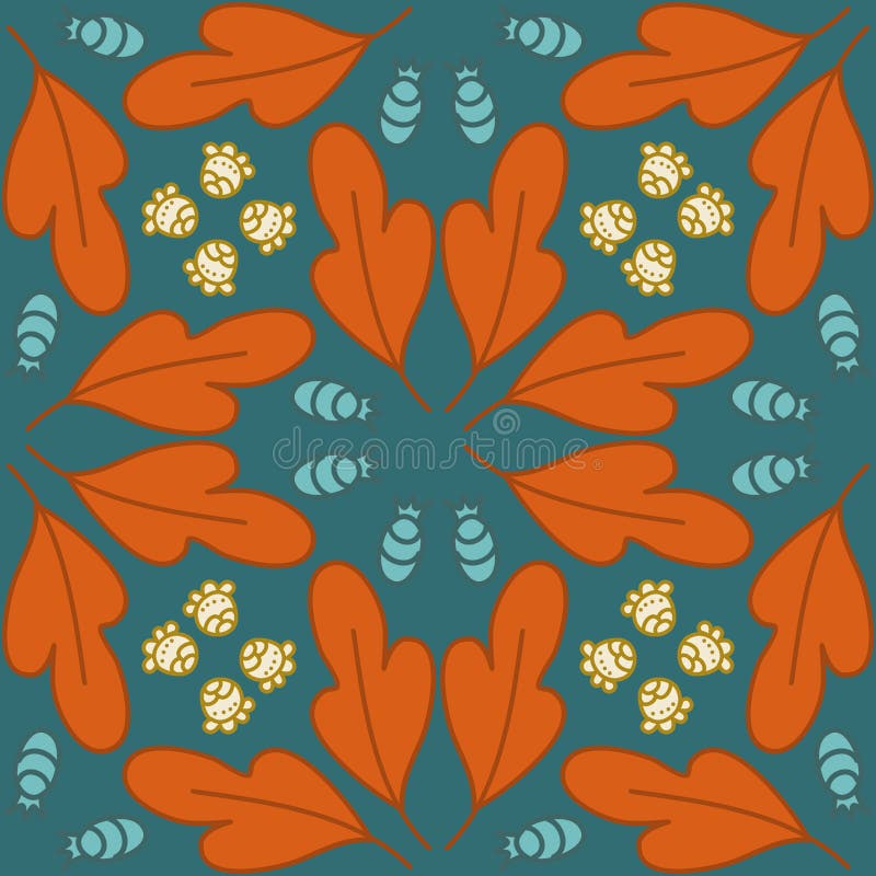 Cute tile pattern vector stock vector. Illustration of modern - 246634212