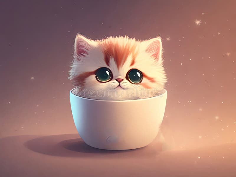Tiny Hyperealistic Cat Stock Illustrations – 4 Tiny Hyperealistic Cat ...
