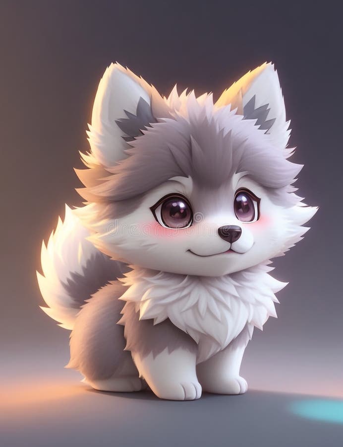 Anime Wolf Chibi
