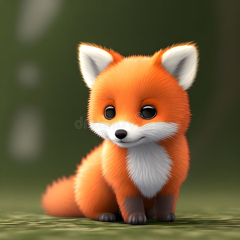 Cute Tiny Little Fox Cub Illustration Stock Illustrations – 16 Cute Tiny Little Fox Cub ...