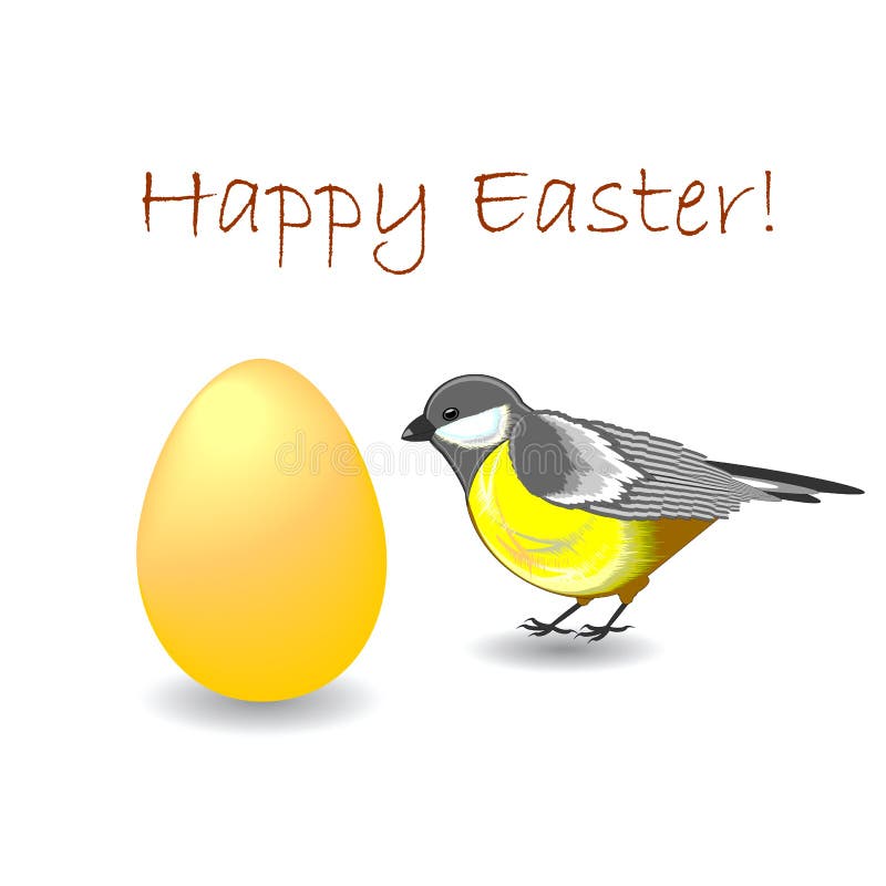 Cute Realistic Titmouse Bird Stock Illustrations – 124 Cute Realistic ...