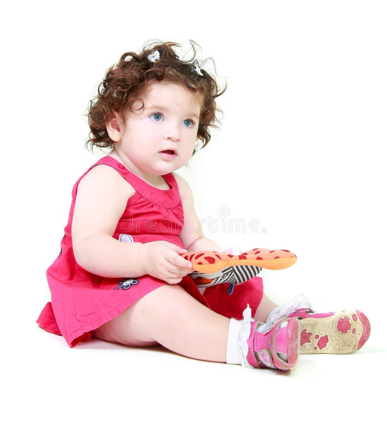 Cute toddler girl stock image. Image of real, closeup - 12327345