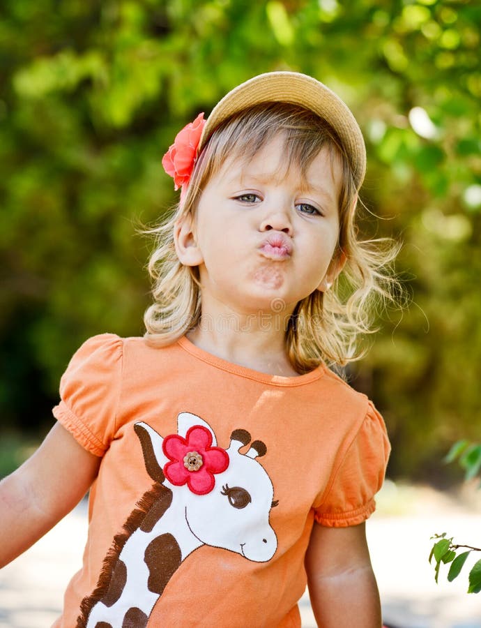 Cute toddler girl stock image. Image of beauty, outdoor - 33584253
