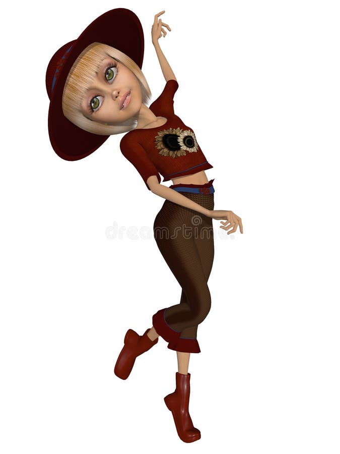 Cute toon figure stock illustration. Illustration of isolated - 241533200