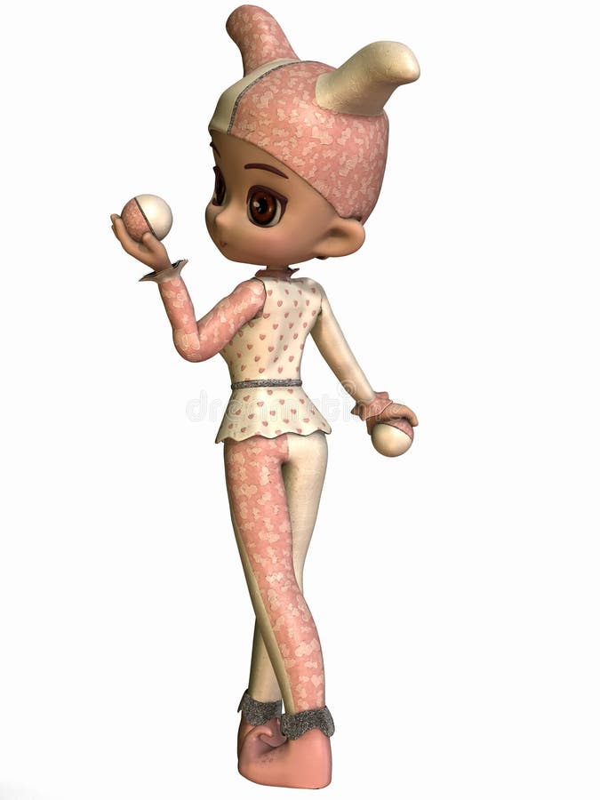 Toon Jester stock illustration. Illustration of cute - 42689397