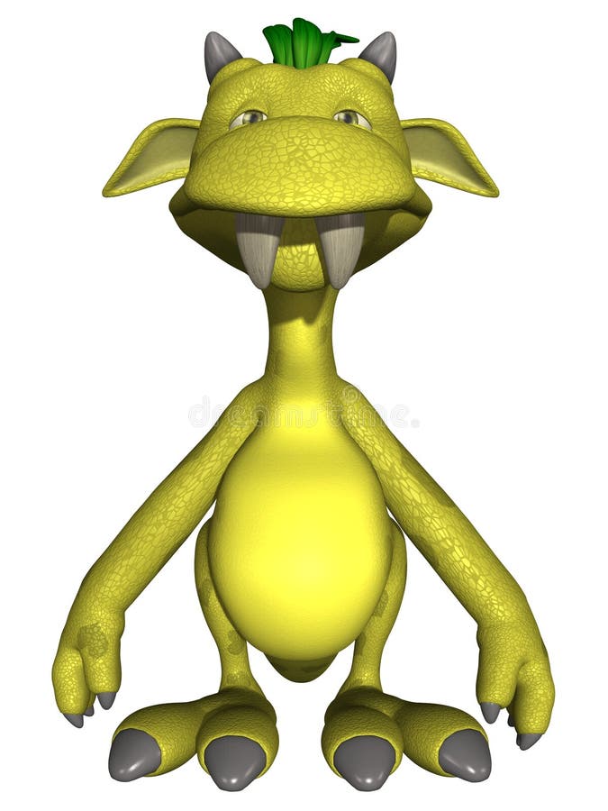 Cute Toon Monster stock illustration. Illustration of mystic - 18938760