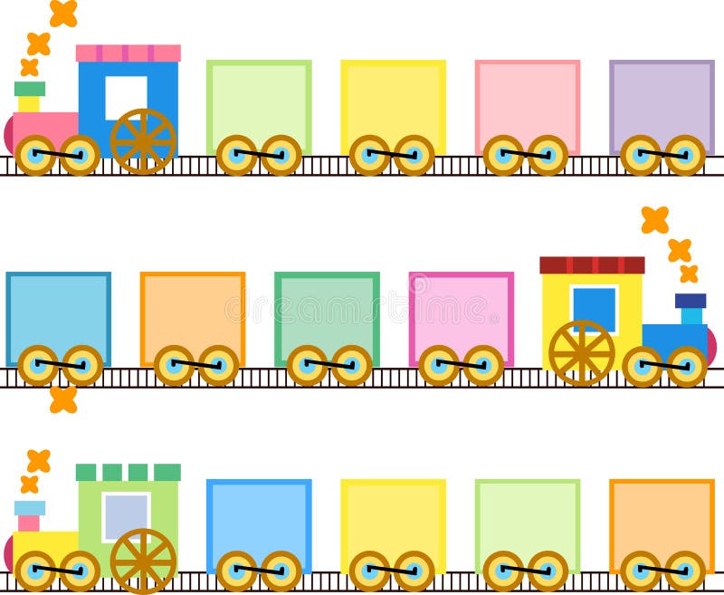 Cute train stock vector. Illustration of clip, artificial - 43237884