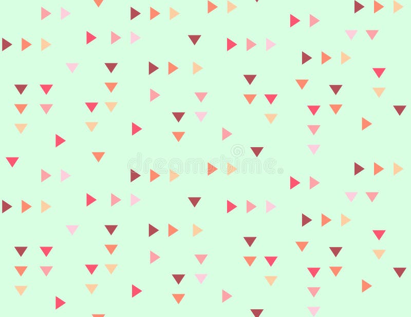 Cute Triangle Shape Pattern Background Design Stock Vector ...