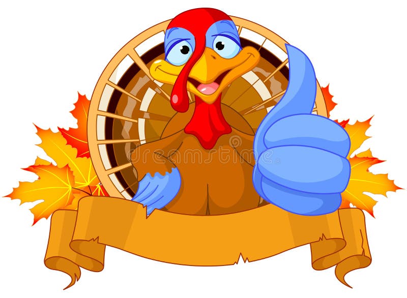 Cute turkey stock vector. Illustration of label, cartoon - 46598089