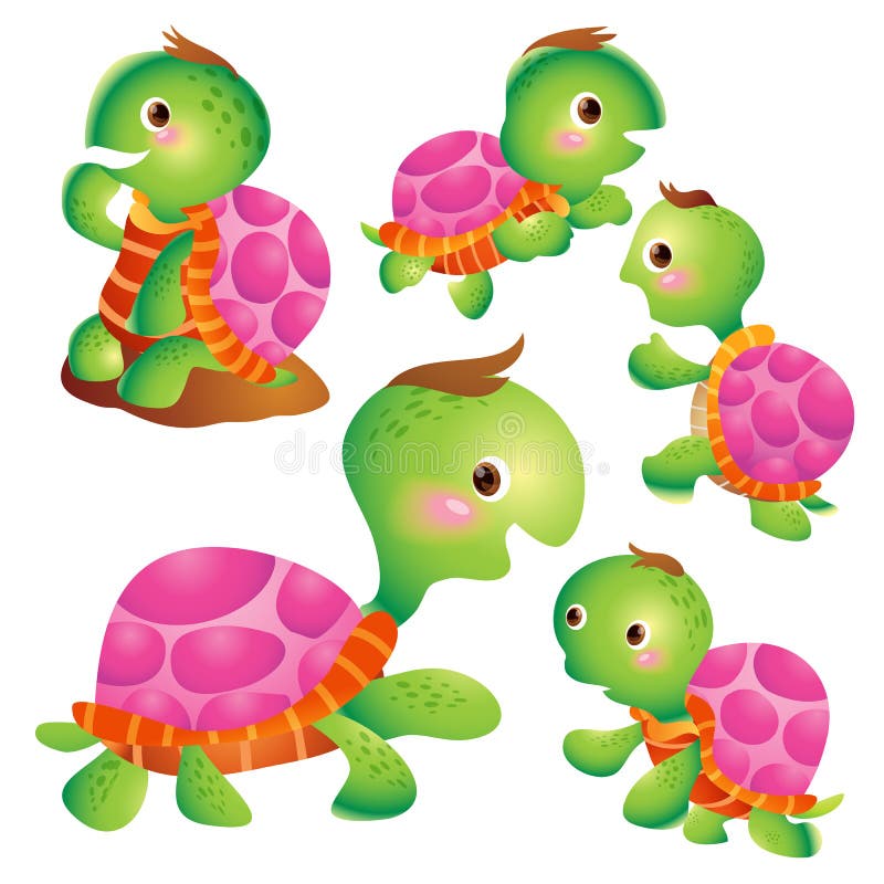 Pink Tortoise Stock Illustrations – 1,071 Pink Tortoise Stock ...