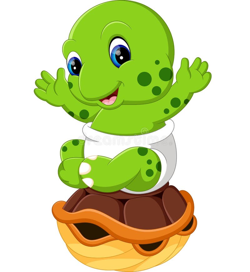Cute turtle stock vector. Illustration of character, caricature - 70085857