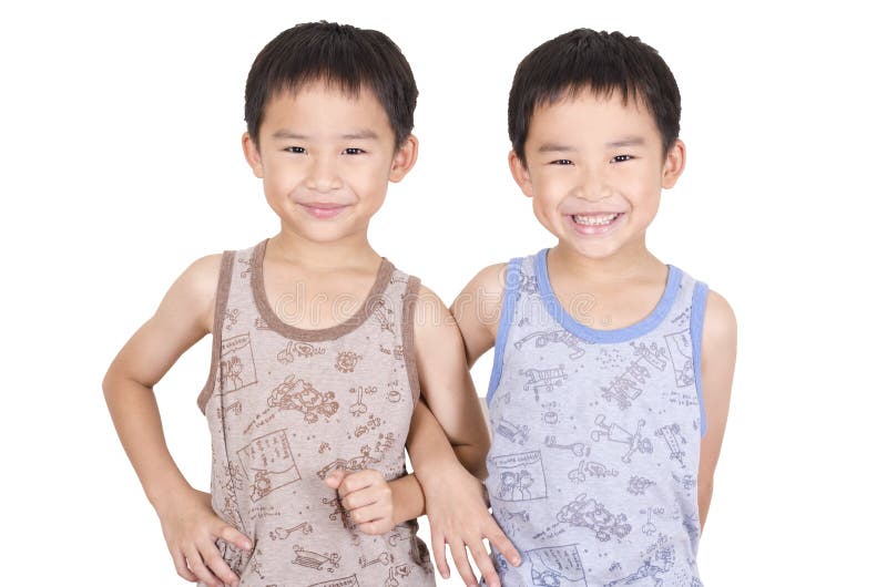 Cute twins smiling stock photo. Image of smart, person - 40776242