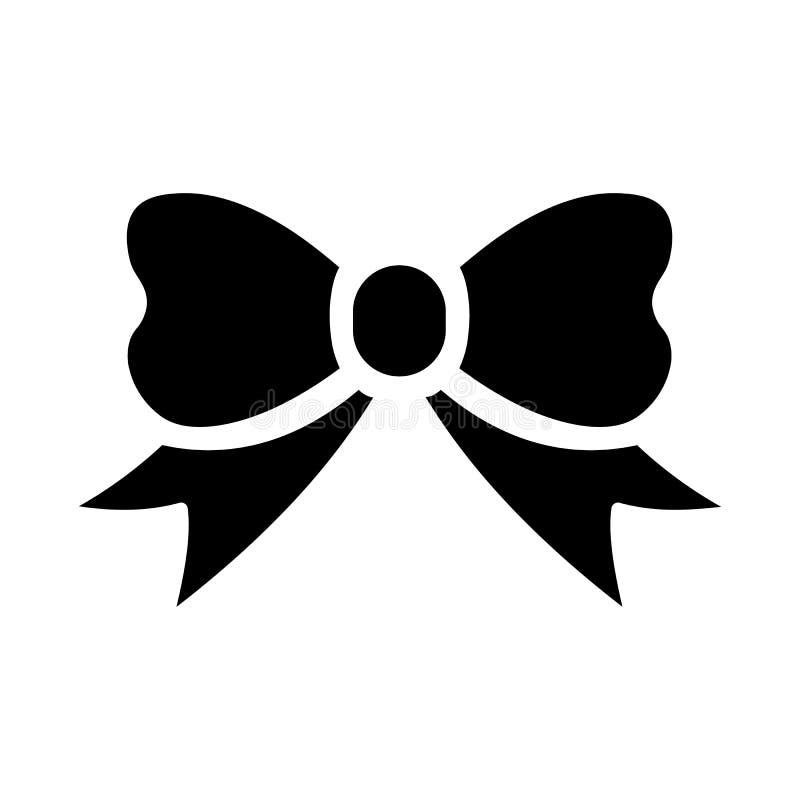 Cute vector bow logo stock vector. Illustration of isolated - 246103782