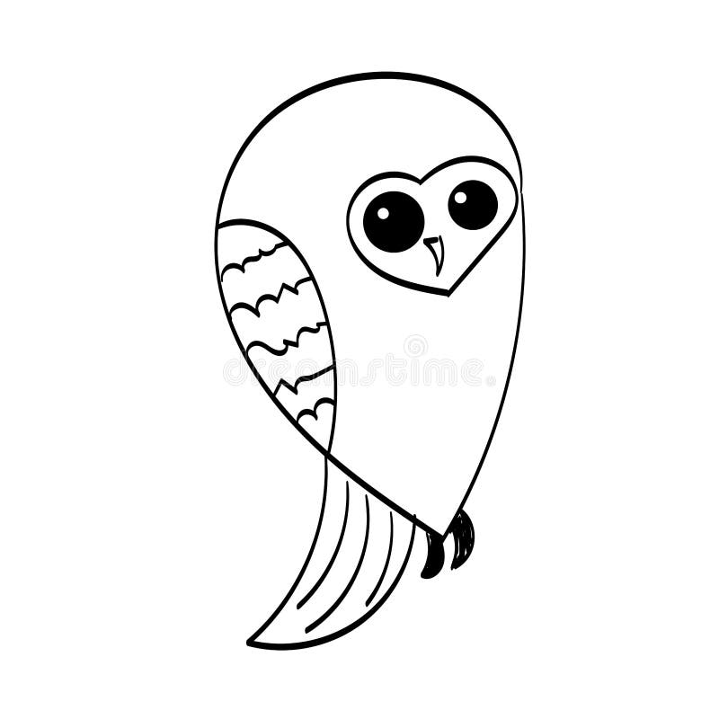 Cute Vector Owl Character Design Stock Illustration - Illustration of ...